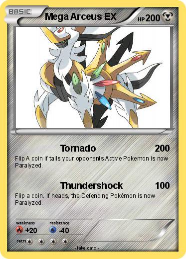 Pokémon Mega Arceus EX 6 6 - Tornado - My Pokemon Card