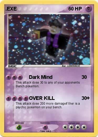 Pokémon EXE 10 10 - Dark Mind - My Pokemon Card