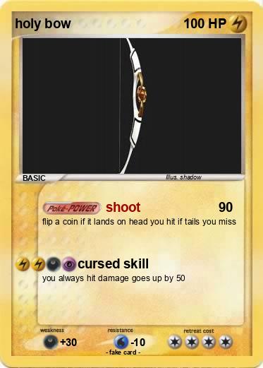 Pokémon holy bow - shoot - My Pokemon Card