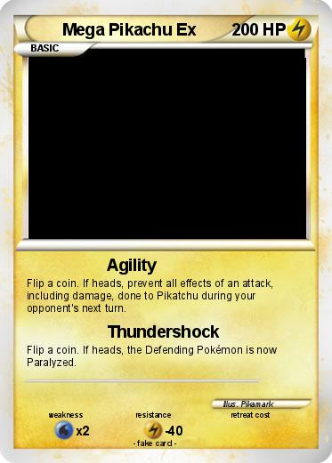Pokémon Mega Pikachu Ex 162 162 - Agility - My Pokemon Card