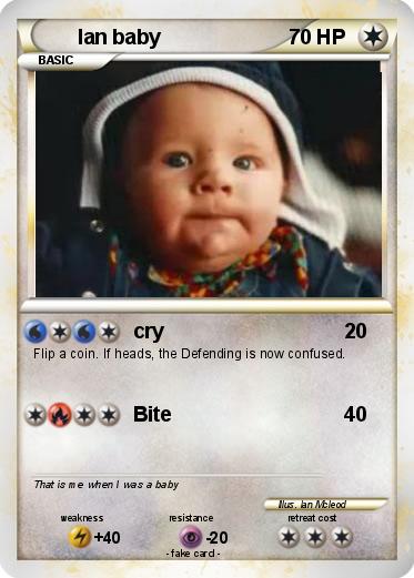 Pokémon Ian baby - cry - My Pokemon Card