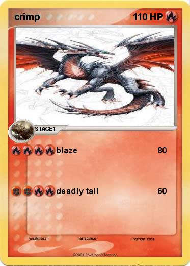 Pokémon crimp - blaze - My Pokemon Card