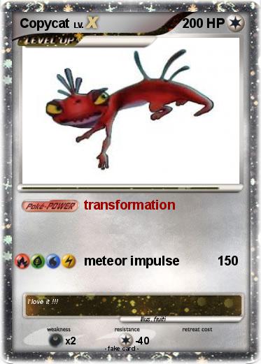 Pokémon Copycat 20 20 - transformation - My Pokemon Card