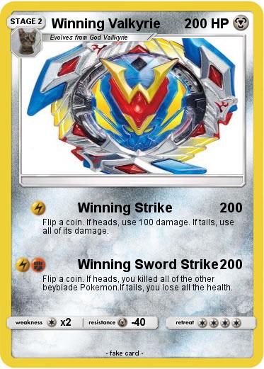 Pokémon Winning Valkyrie 1 1 - Winning Strike - My Pokemon Card