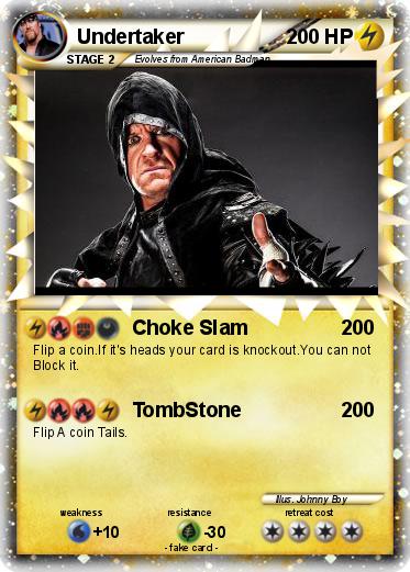 Pokémon Undertaker 980 980 - Choke Slam - My Pokemon Card