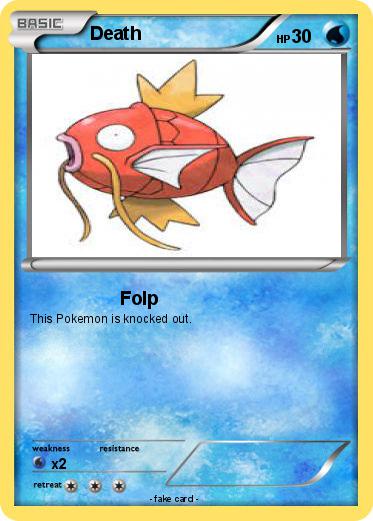Pokémon Death 4796 4796 - Folp - My Pokemon Card