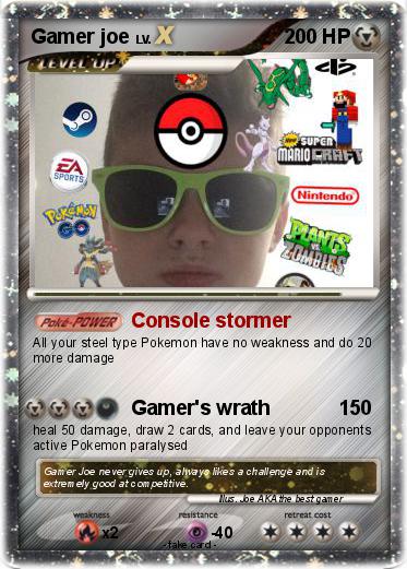 Pokémon Gamer joe - Console stormer - My Pokemon Card