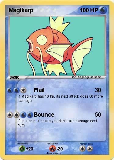 Pokémon Magikarp 694 694 - Flail - My Pokemon Card