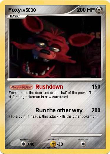 Pokémon Foxy 572 572 - Rushdown - My Pokemon Card
