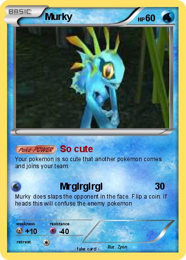 Pokémon Murky 1 1 - So cute - My Pokemon Card