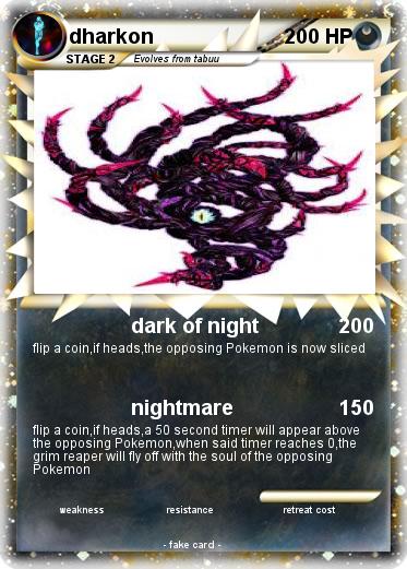 Pokémon dharkon 1 1 - dark of night - My Pokemon Card