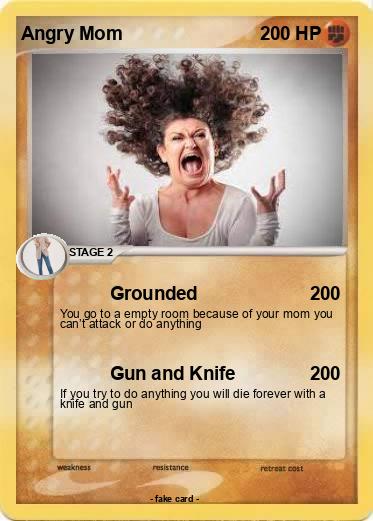 Pokémon Angry Mom 37 37 - Grounded - My Pokemon Card