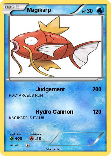 Pokémon Magikarp 1223 1223 - Judgement - My Pokemon Card