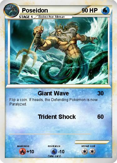 Pokémon Poseidon 670 670 - Giant Wave - My Pokemon Card