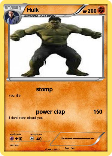 Pokémon Hulk 1174 1174 - stomp - My Pokemon Card