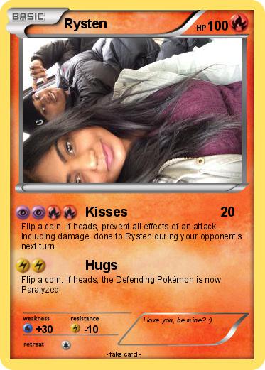 Pokémon Rysten - Kisses - My Pokemon Card