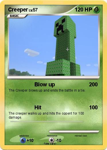 Pokémon Creeper 1586 1586 - Blow up - My Pokemon Card