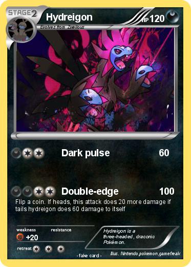 Pokémon Hydreigon 434 434 - Dark pulse - My Pokemon Card