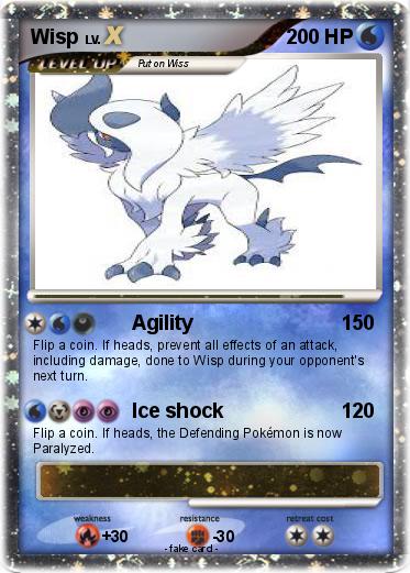 Pokémon Wisp 104 104 - Agility - My Pokemon Card