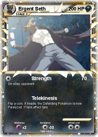 Pokémon Ergent Seth - Strength - My Pokemon Card