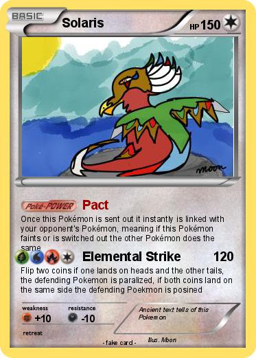 Pokémon Solaris 34 34 - Pact - My Pokemon Card