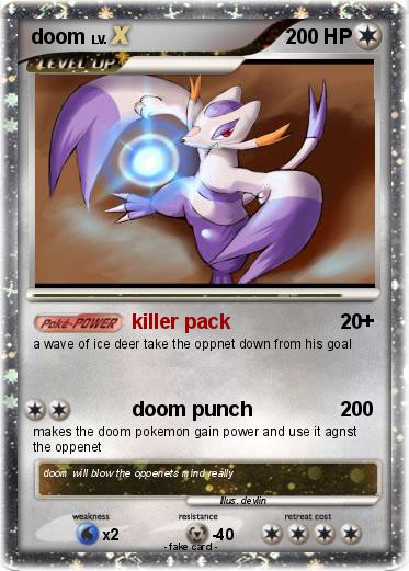 Pokémon doom 334 334 - killer pack - My Pokemon Card