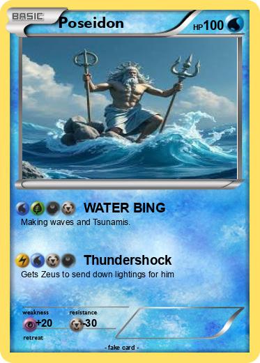Pokémon Poseidon 1041 1041 - WATER BING - My Pokemon Card