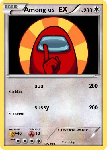 Pokémon Among us 306 306 - sus - My Pokemon Card