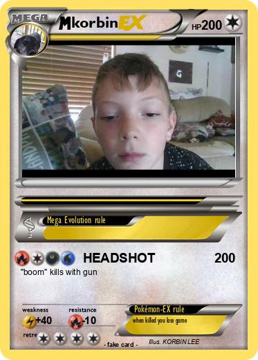 Pokémon korbin 3 3 - HEADSHOT - My Pokemon Card