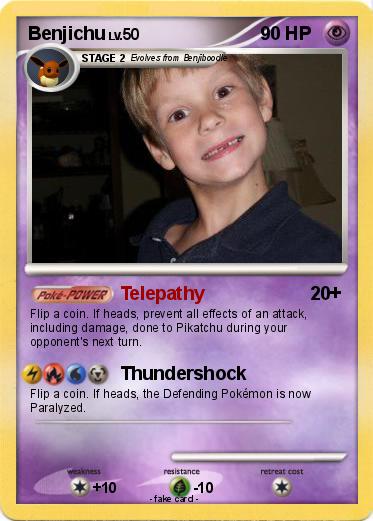 Pokémon Benjichu 1 1 - Telepathy - My Pokemon Card