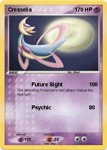 Pokémon Cresselia 502 502 - Future Sight - My Pokemon Card