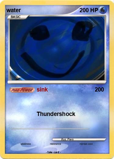 Pokémon water 3901 3901 - sink - My Pokemon Card