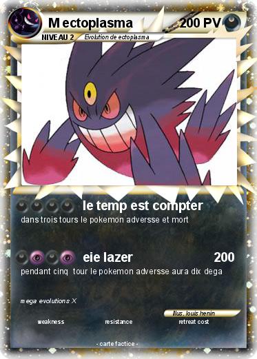Pokémon M ectoplasma 6 6 - le temp est compter - Ma carte Pokémon