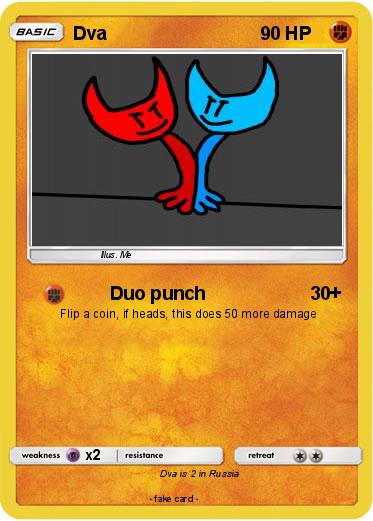 Pokémon Dva 11 11 - Duo punch - My Pokemon Card
