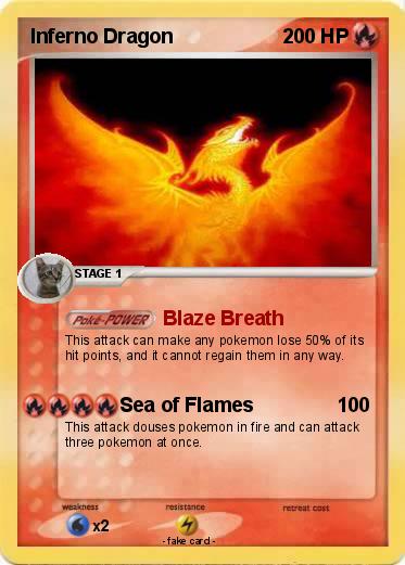 Pokémon Inferno Dragon 19 19 - Blaze Breath - My Pokemon Card