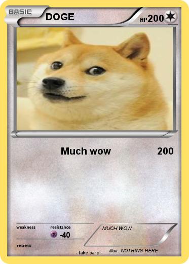 Pokémon DOGE 2435 2435 - Much wow - My Pokemon Card