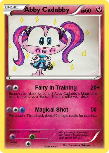 Pokémon Abby Cadabby 4 4 - Fairy in Training - My Pokemon Card