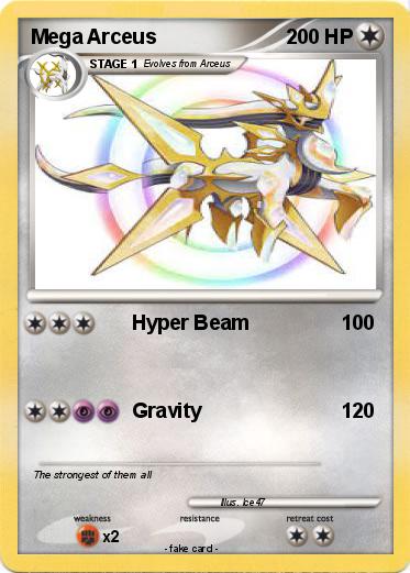 Pokémon Mega Arceus 205 205 - Hyper Beam - My Pokemon Card