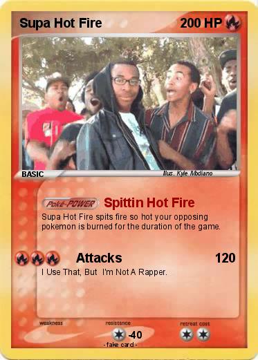 Pokémon Supa Hot Fire 19 19 - Spittin Hot Fire - My Pokemon Card