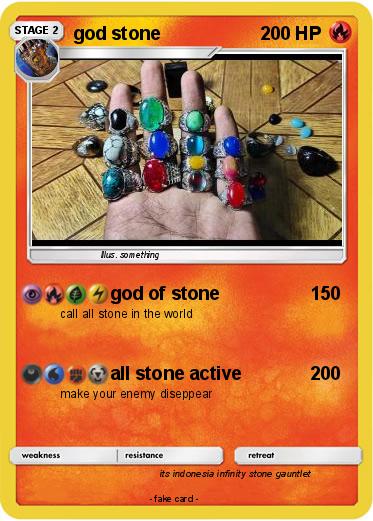 Pokémon god stone - god of stone - My Pokemon Card