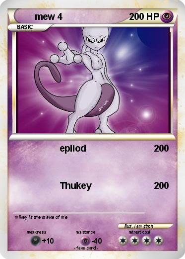 Pokémon mew 4 13 13 - epllod - My Pokemon Card