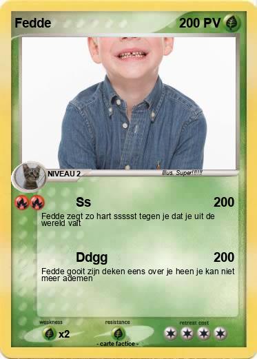 Pokémon Fedde 8 8 - Ss - Ma carte Pokémon