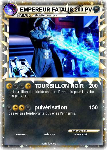 Pokémon EMPEREUR FATALIS - TOURBILLON NOIR - Ma carte Pokémon