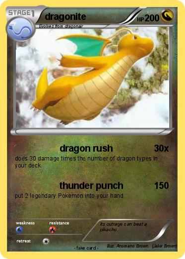 Pokémon dragonite 702 702 - dragon rush - My Pokemon Card