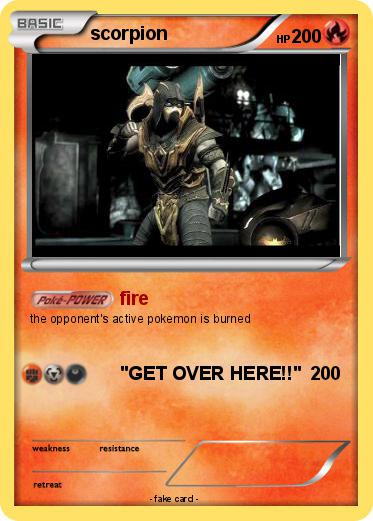 Pokémon scorpion 828 828 - fire - My Pokemon Card