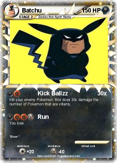 Pokémon Batchu 3 3 - Kick Ballzz - My Pokemon Card