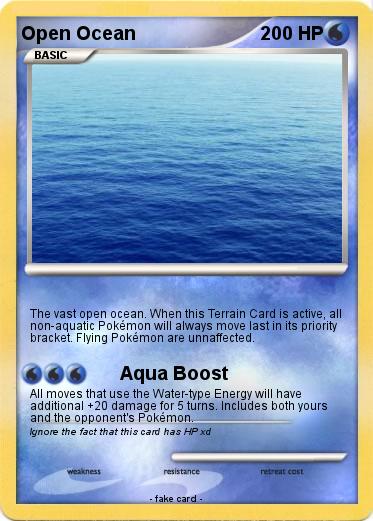 Pokémon Open Ocean 2 2 - Aqua Boost - My Pokemon Card