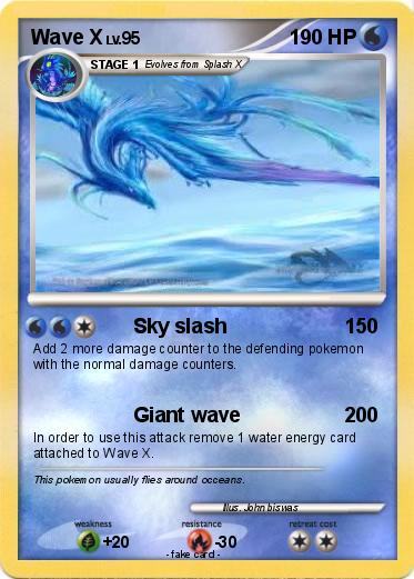 Pokémon Wave X - Sky slash - My Pokemon Card