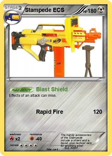 Pokémon Stampede ECS 1 1 - Blast Shield - My Pokemon Card