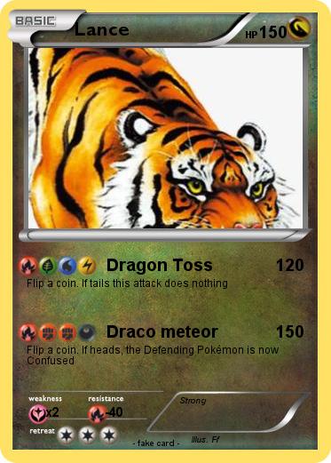 Pokémon Lance 275 275 - Dragon Toss - My Pokemon Card